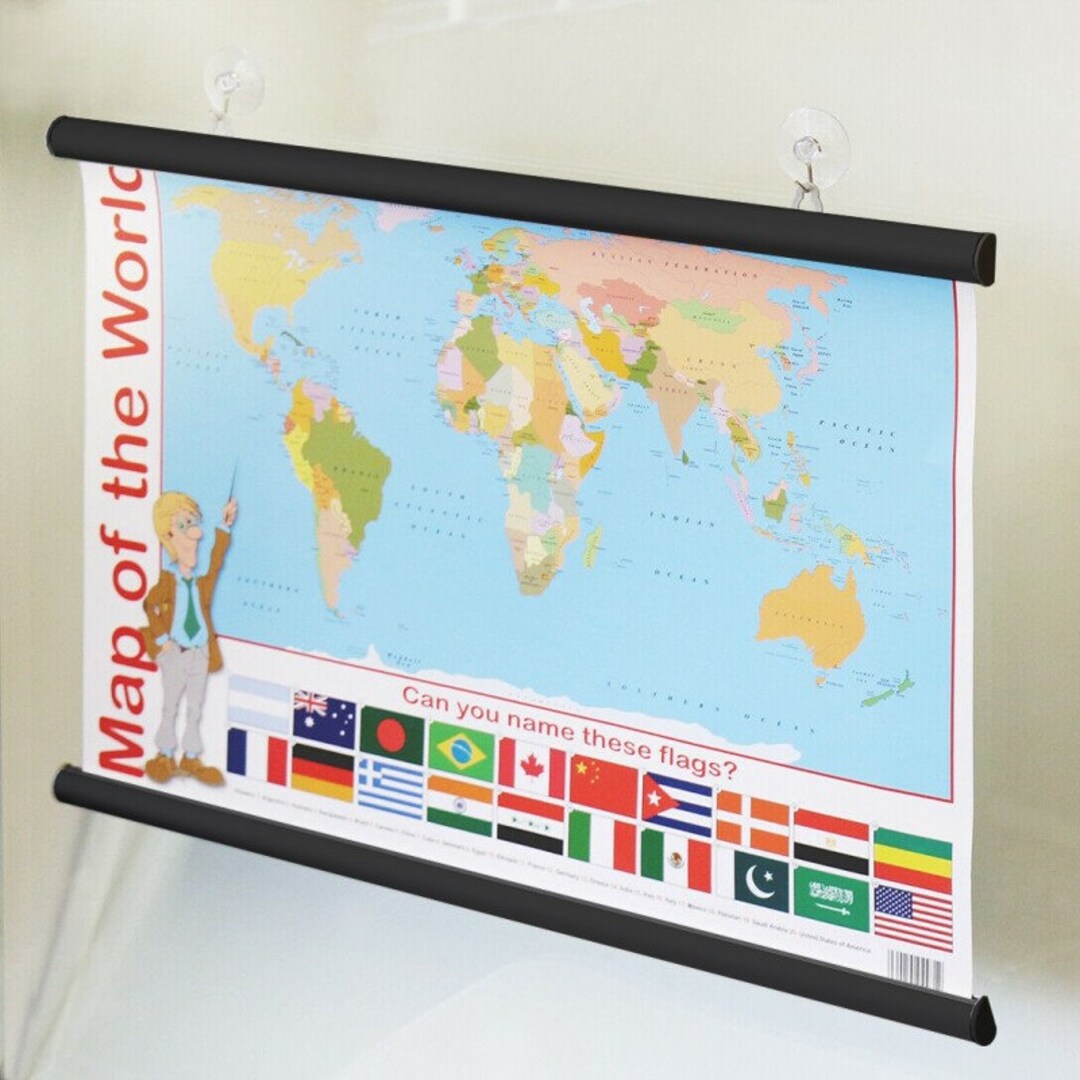 Poster Hanger A4 Aluminium Black With 2 Suction Cups Poster Rail DIN A4 ...