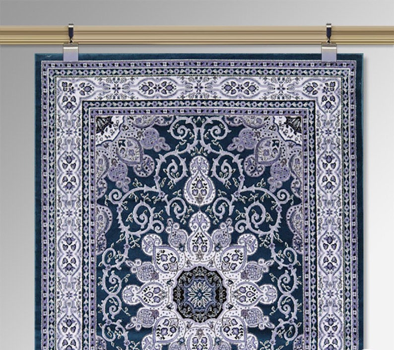 Carpet Hanging Support Rug Hanging Moulding Kit, Dado Clamp Hanger for ...