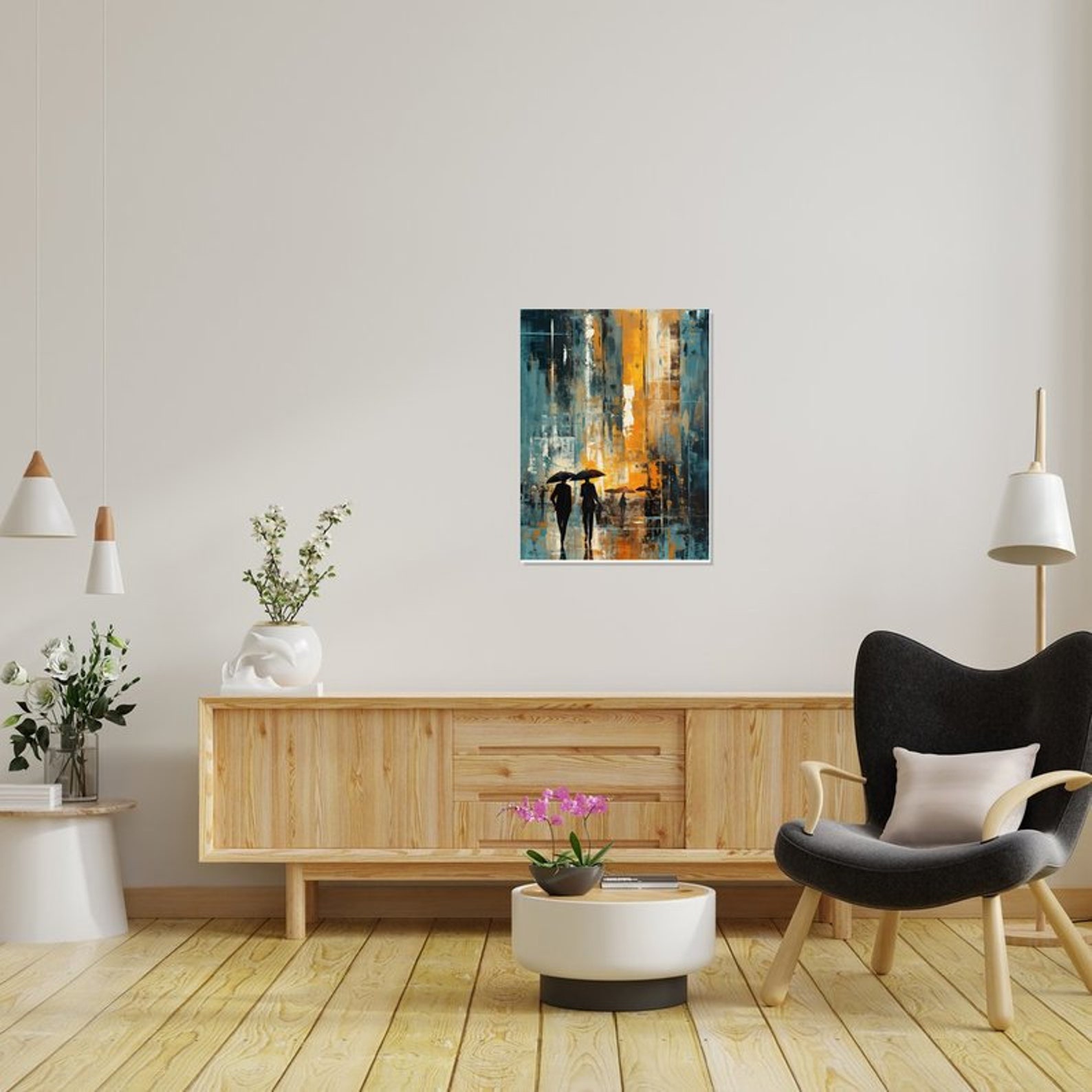 In the Rain Matte Poster - Etsy