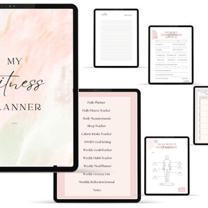 The Ultimate Fitness Planner, Digital Fitness Planner, Digital ...