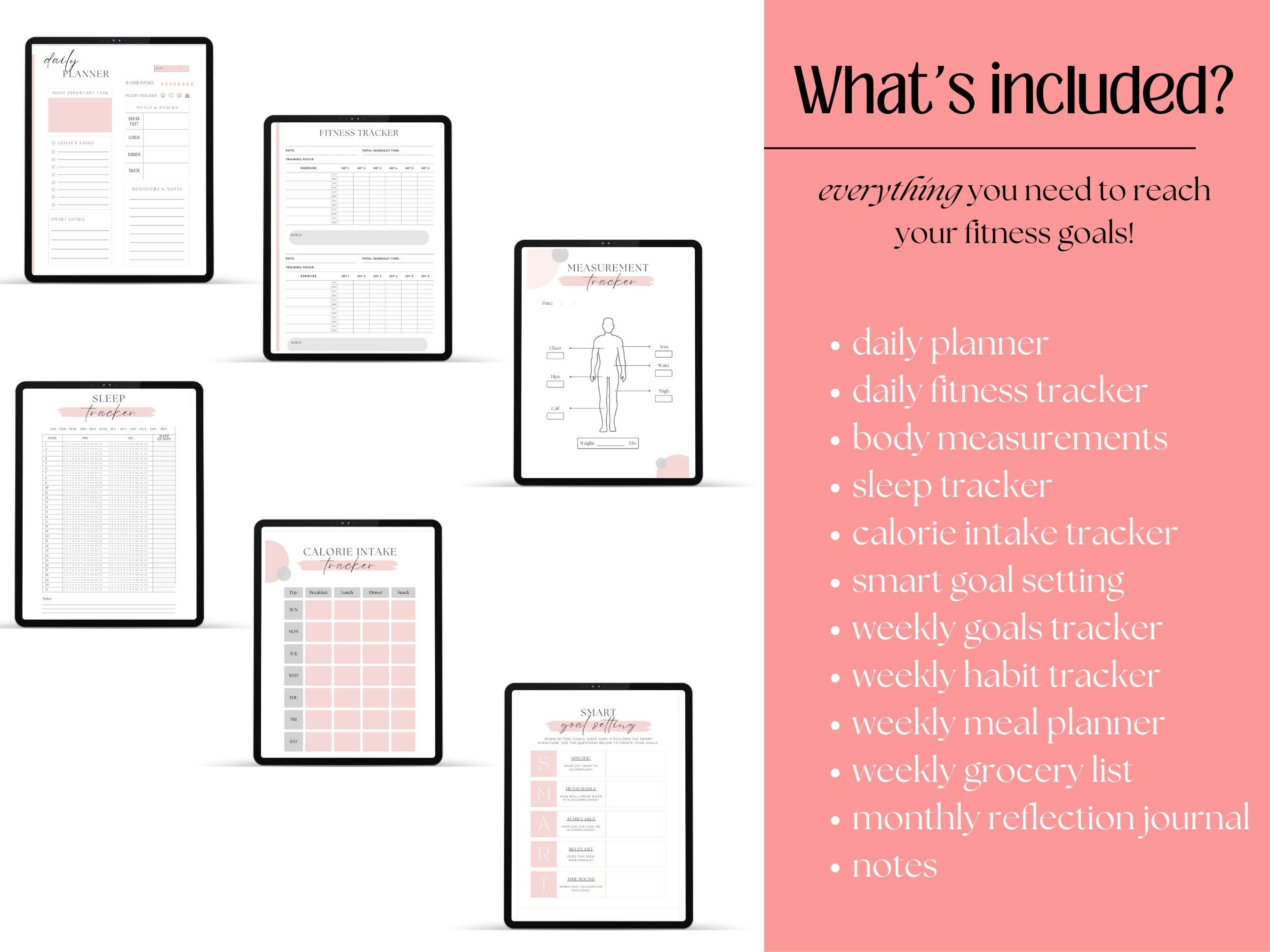 The Ultimate Fitness Planner, Digital Fitness Planner, Digital ...