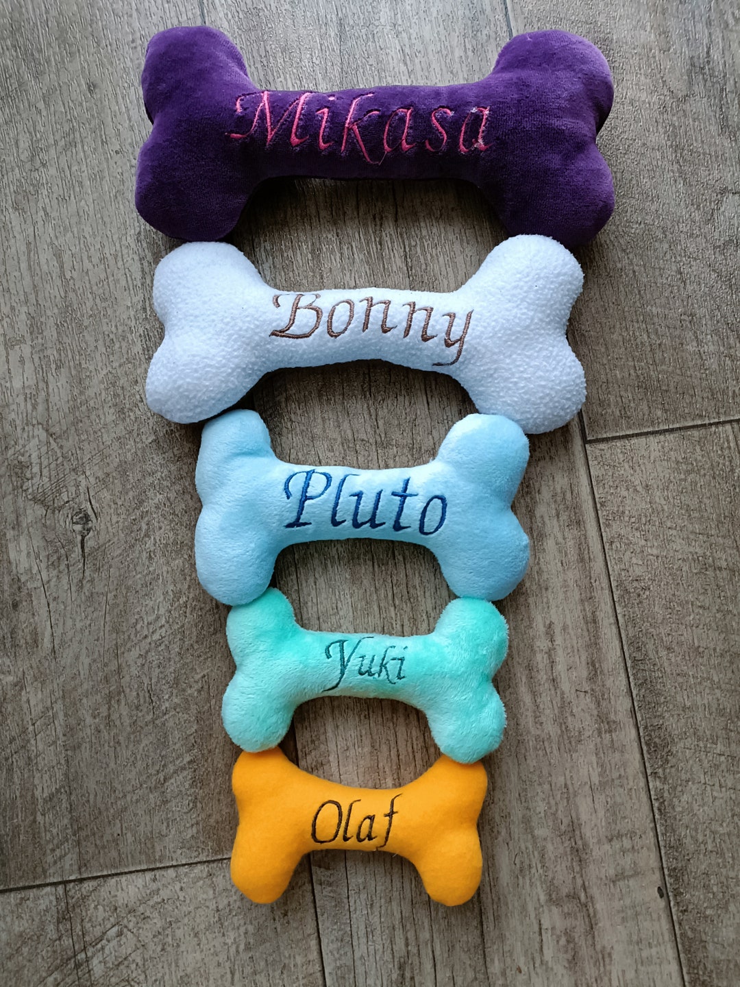 Dog Bone Toy With Your Own Name, Customizable - Etsy