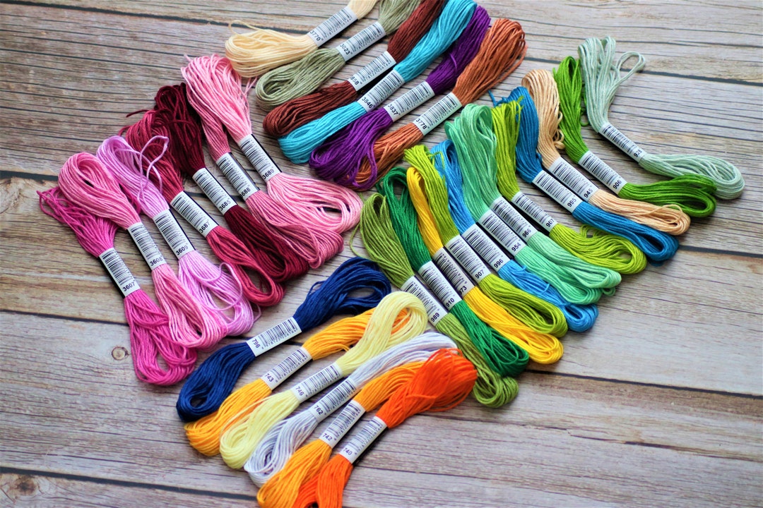 Yarn CXC Embroidery Thread Color Numbers Like DMC Several - Etsy