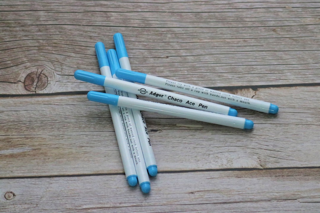 Water-soluble Pen Blue/white for Fabrics, for Embroidery or Sewing - Etsy