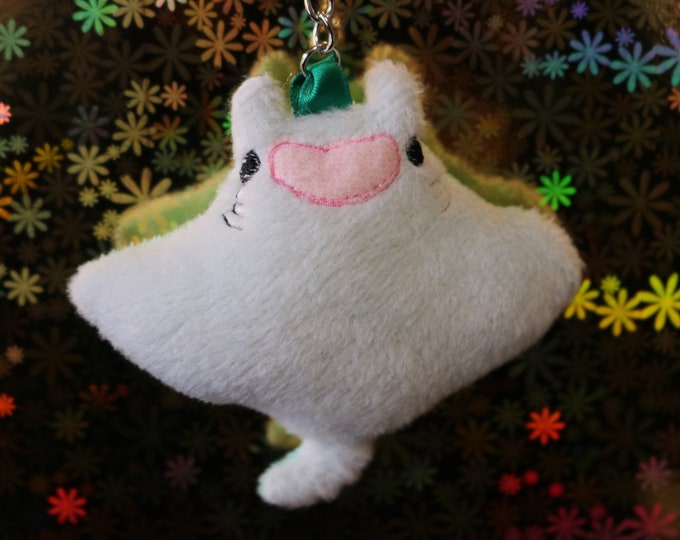 Shark Keychain Wristlet Fabric Key Fob Hand Sewn Key Holder Key Rings ...