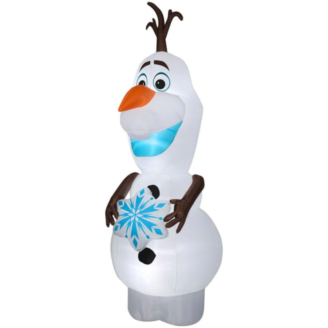 Airblown Disney Frozen Olaf Gemmy Airblown Yard Inflatable - Etsy