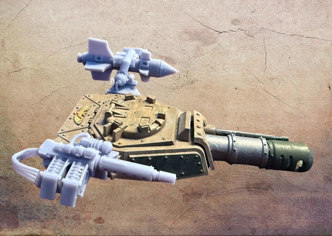 Leman Russ Turret Upgrade (shown in Grey) - Etsy