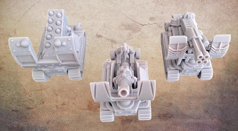 Tracked Heavy Artillery.(select From Drop Down Box). - Etsy