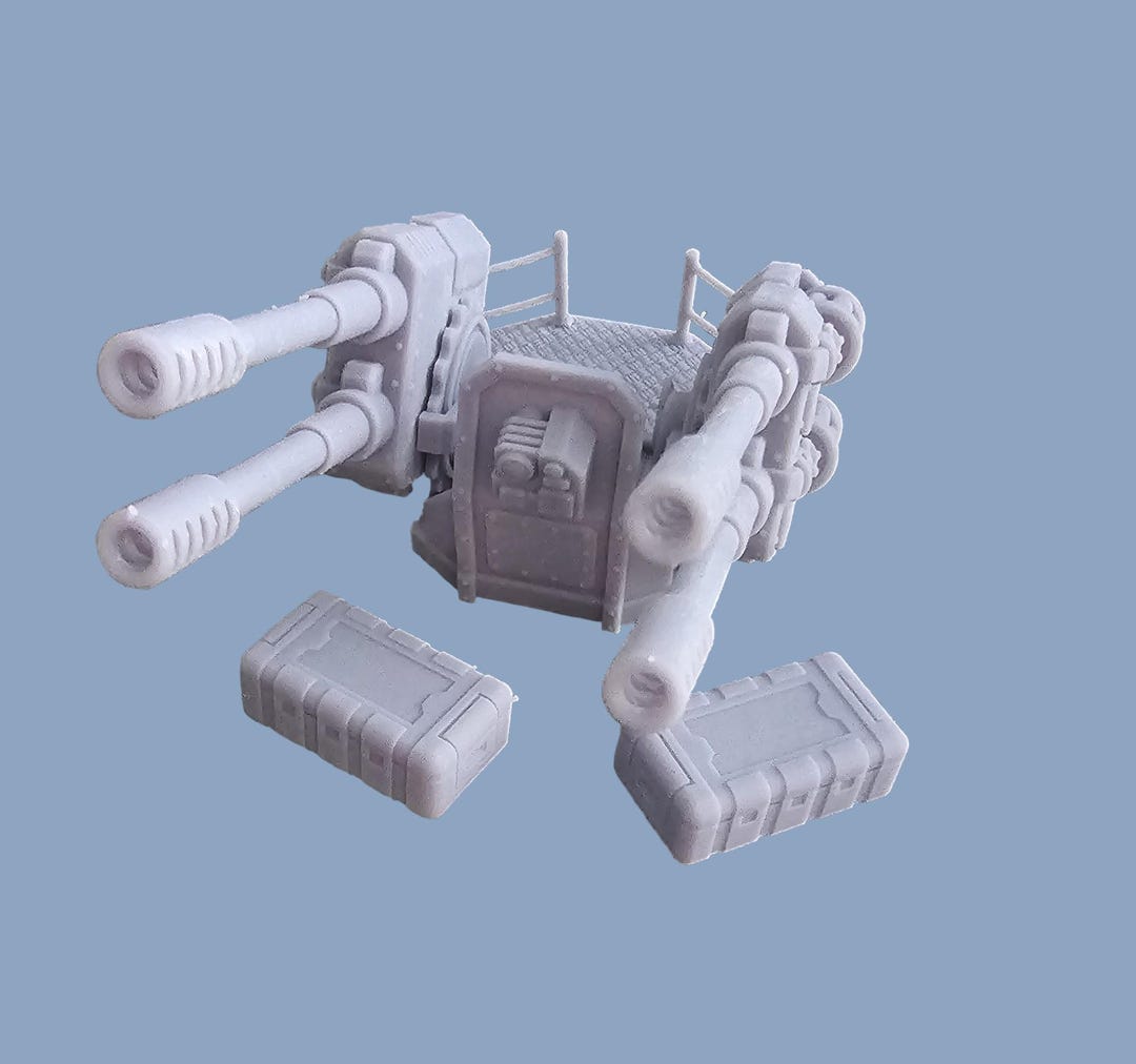 Defence Force AA Turret - Etsy