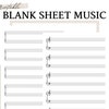 Printable Sheet Music. Grand Staff Blank Sheet Music. 2 in 1 - Etsy