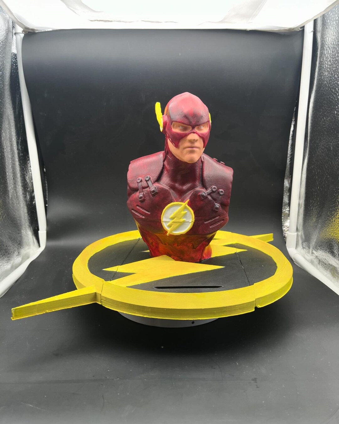 The Flash Bust Dc Comics - Etsy