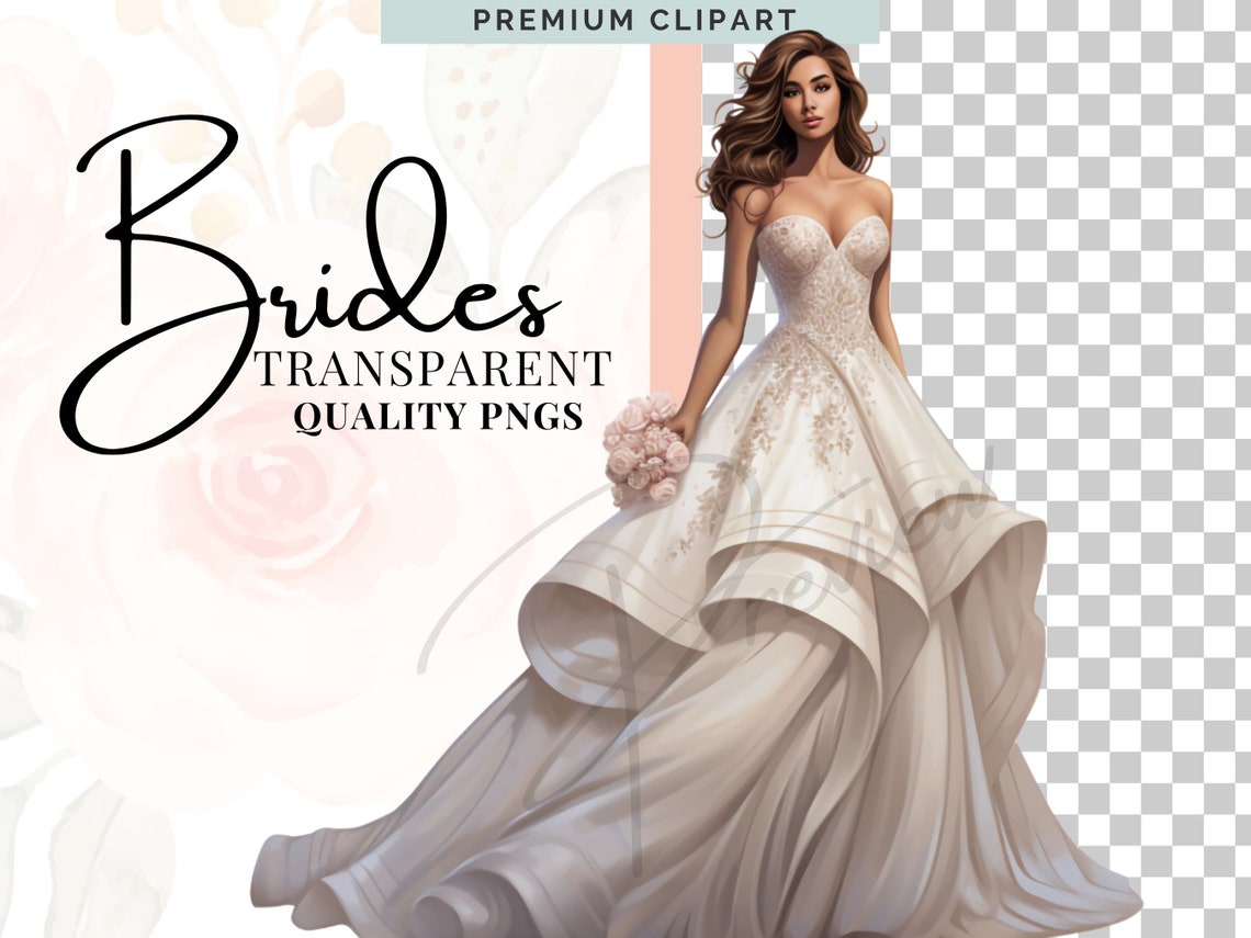 Wedding Clipart: Bride Clipart Wedding Invitations Wedding - Etsy