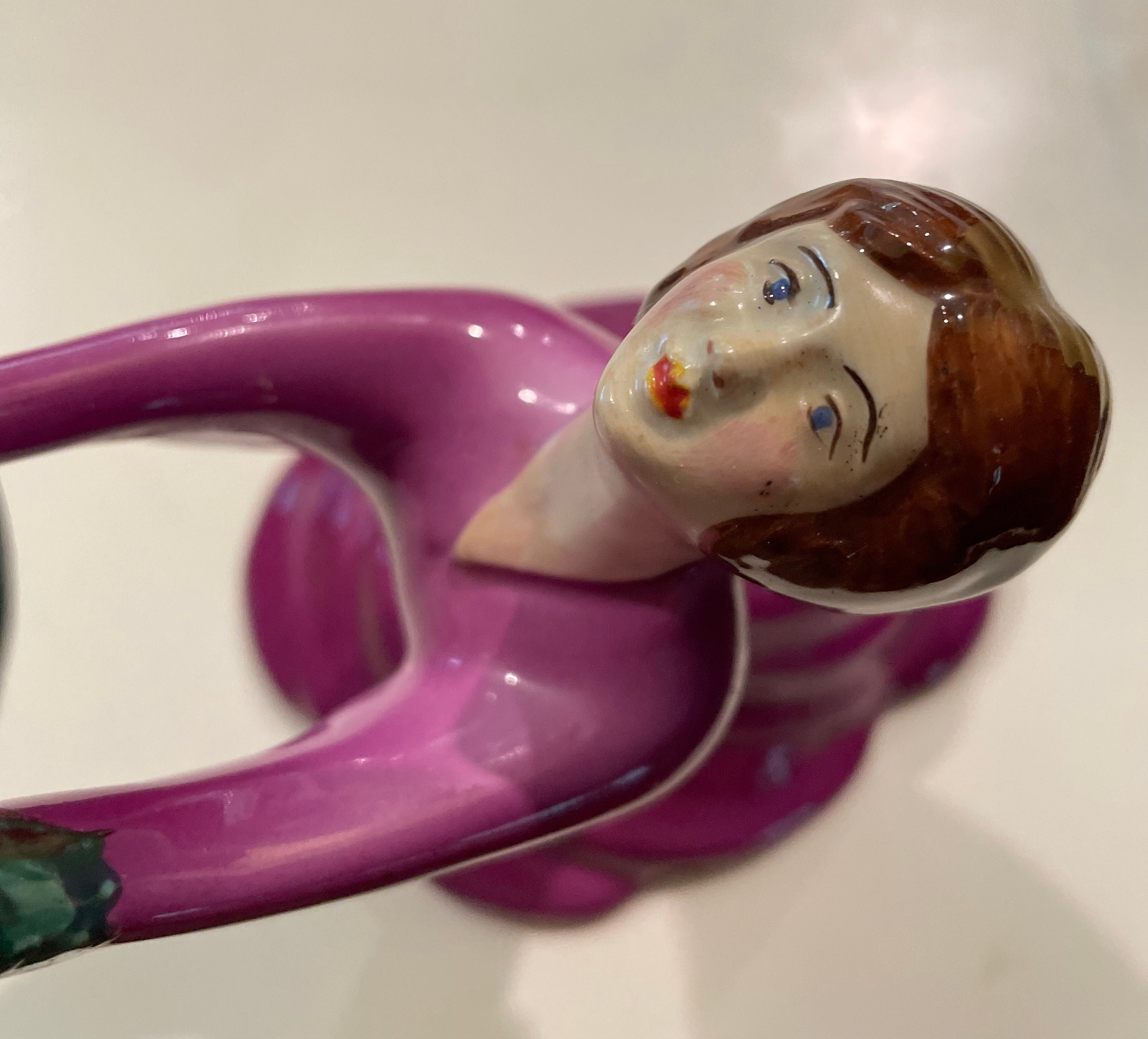 Rare Clarice Cliff My Garden Lady Candle Holder, Candlestick - Etsy