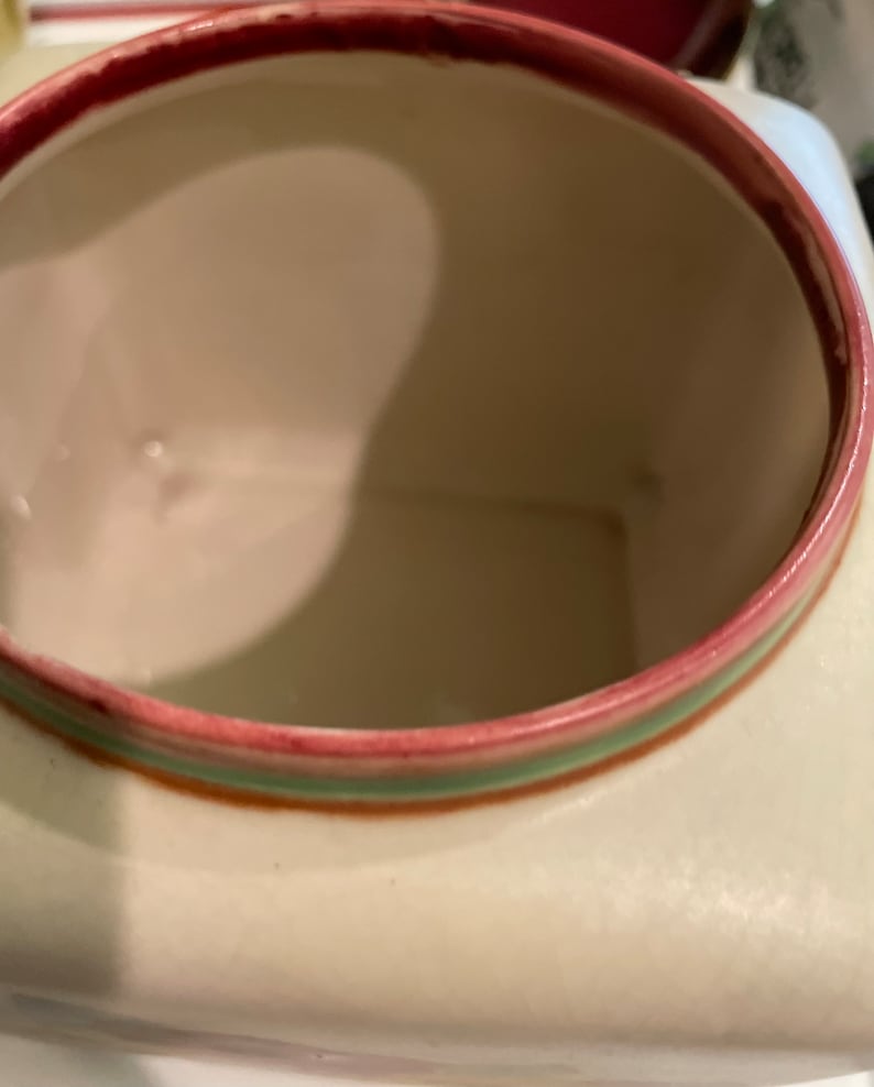 Bizarre by Clarice Cliff Biscuit Barrel in Gloria Pattern Newport ...