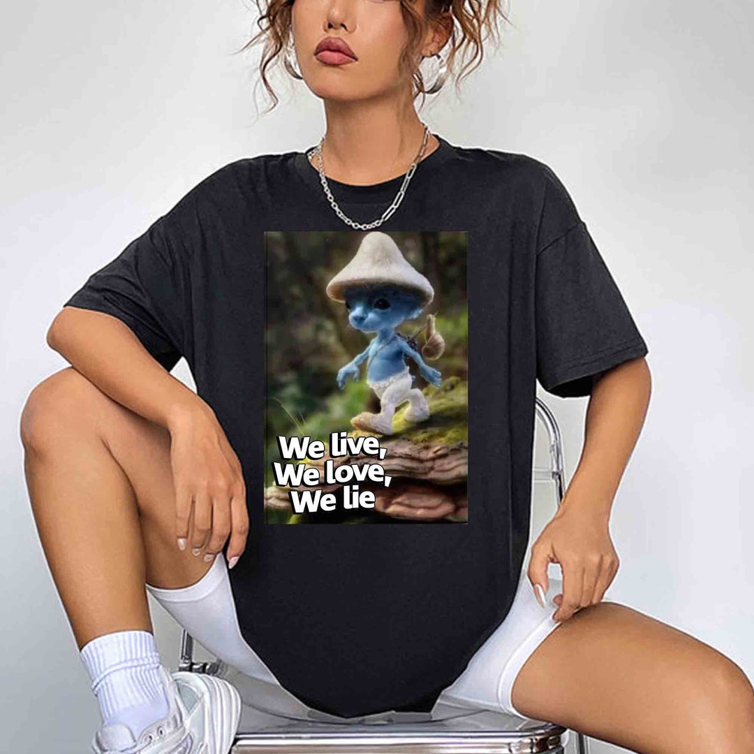 Smurf Cat Funny Shirt Smurf Cat Meme Shirt Tiktok Meme Shirt - Etsy