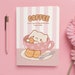 Kawaii Cat Notebook A5 Notebook Cute A5 Notebook Cute Kawaii A5 ...