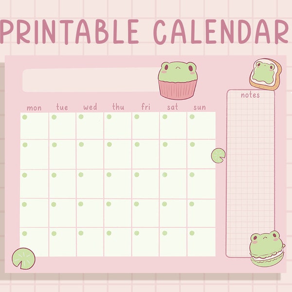 Cute Calendar - Etsy