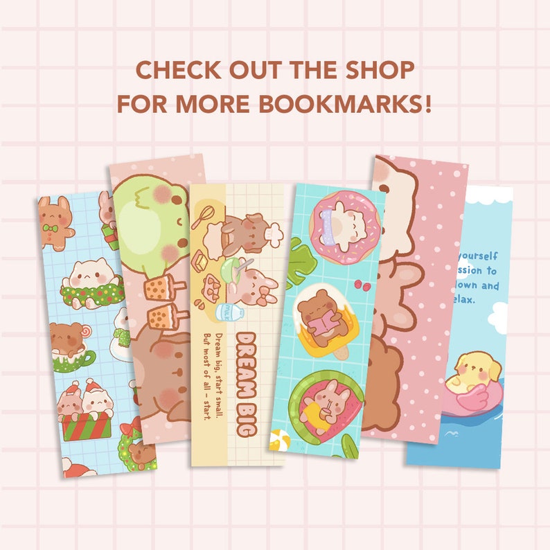 Kawaii Strawberry Frog Bookmark Pink Bookmark Frog Kawaii Bookmark Frog ...