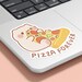 Pizza Sticker Cute Pizza Sticker Kawaii Vinyl Sticker Cute Vinyl ...