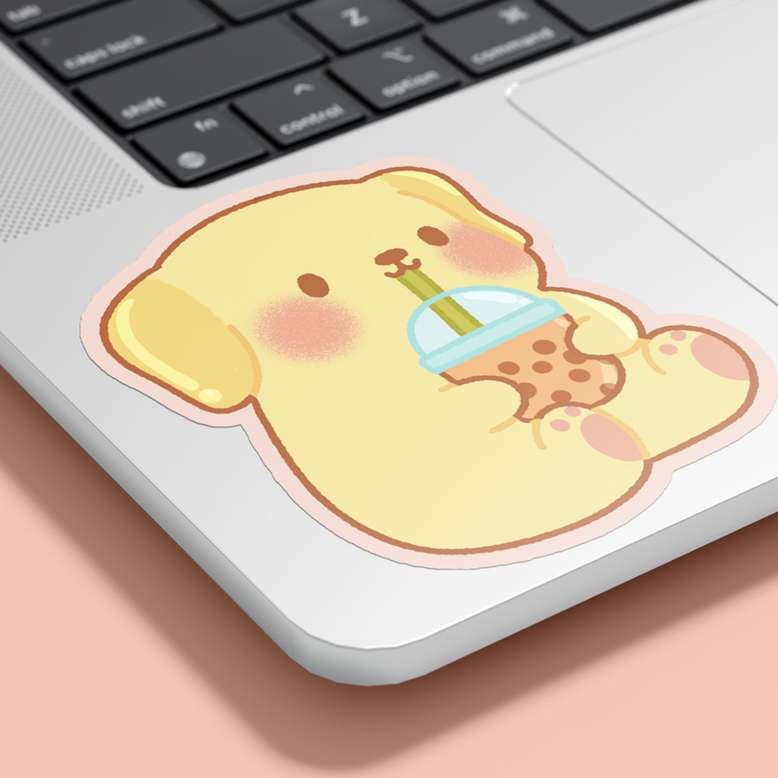 Boba Dog Sticker Boba Tea Sticker Cute Boba Sticker Kawaii Vinyl ...