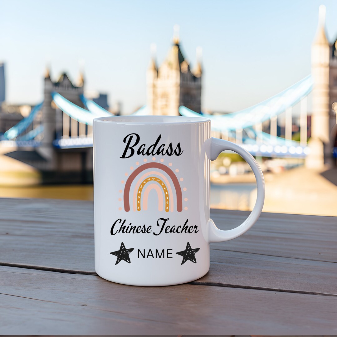 Chinese Teacher Mug,teacher Gifts,teacher Appreciation,thanksgiving ...