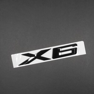 BMW X6 E71 Gloss Black Rear Emblem Badge 2008-2014 - Etsy