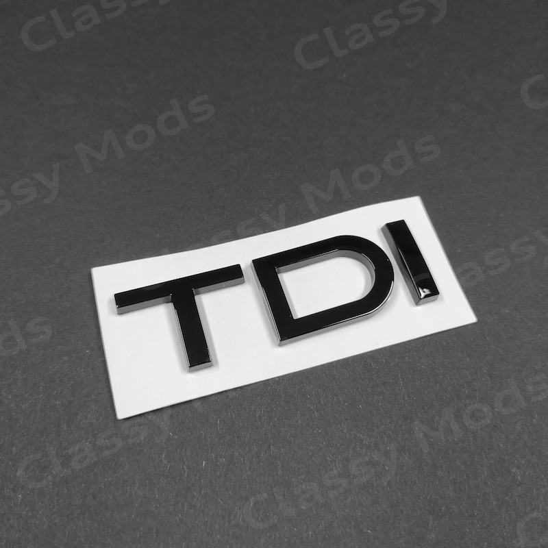 Black Tdi Emblem - Etsy