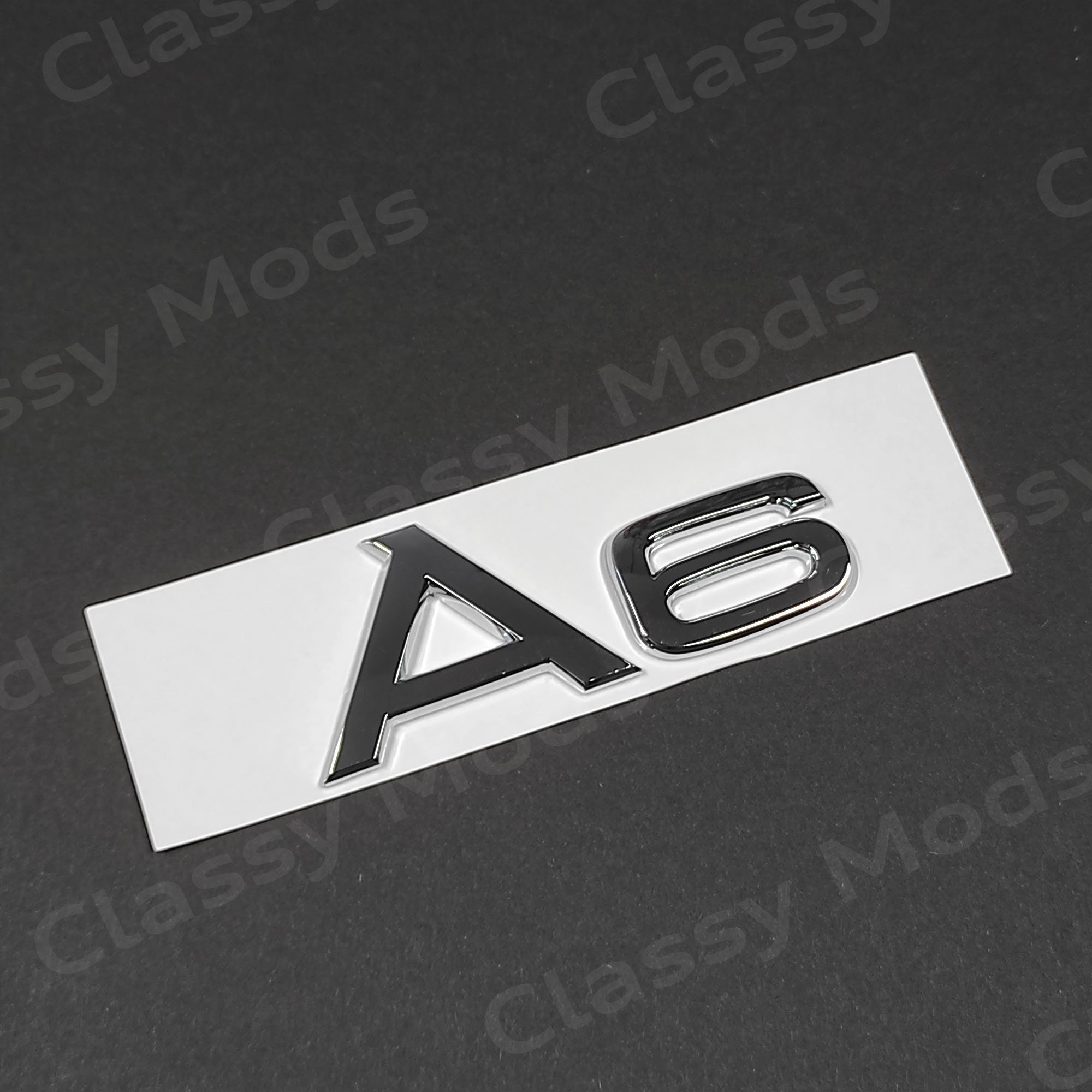 Audi A6 Chrome Rear Emblem Badge Letters - Etsy