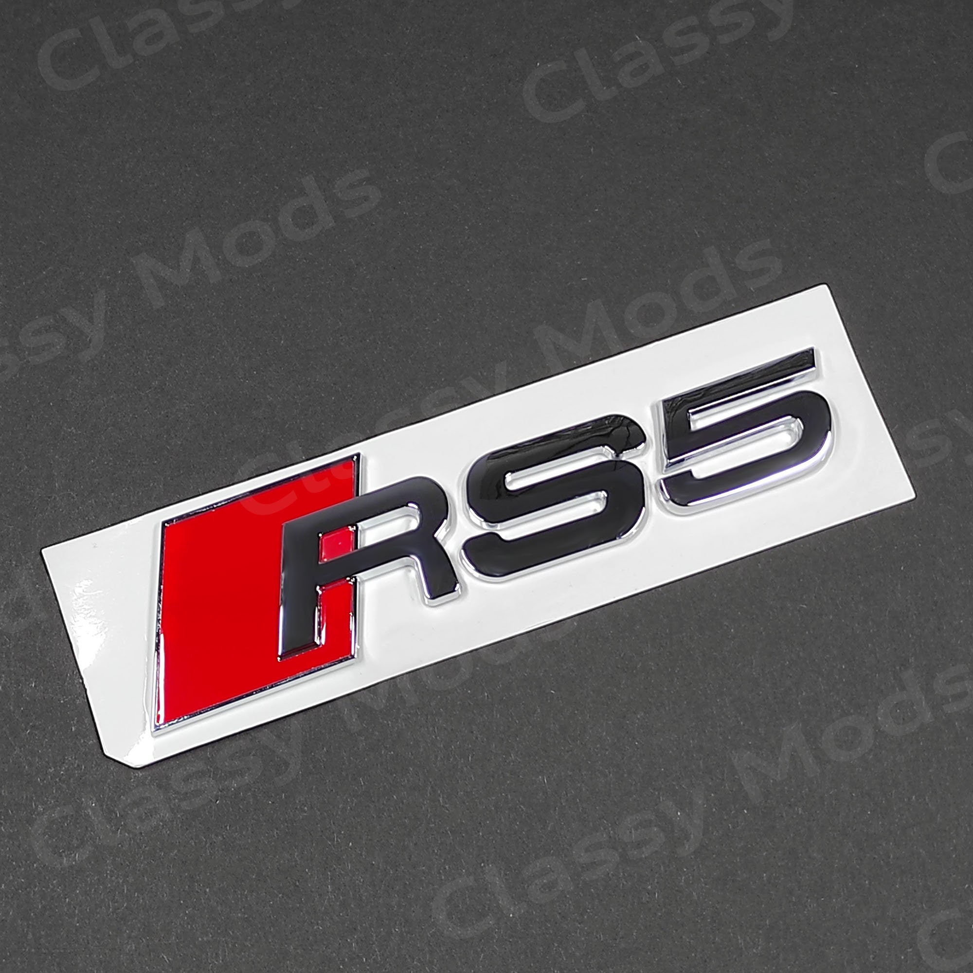 Audi RS5 Chrome Rear Emblem Badge Lettering - Etsy