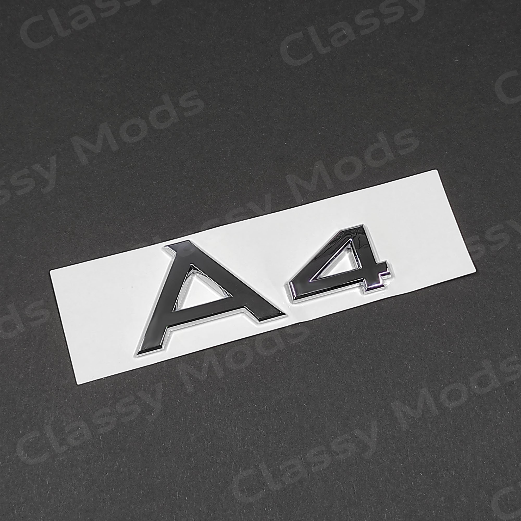 Audi A4 Chrome Rear Emblem Badge Letters - Etsy