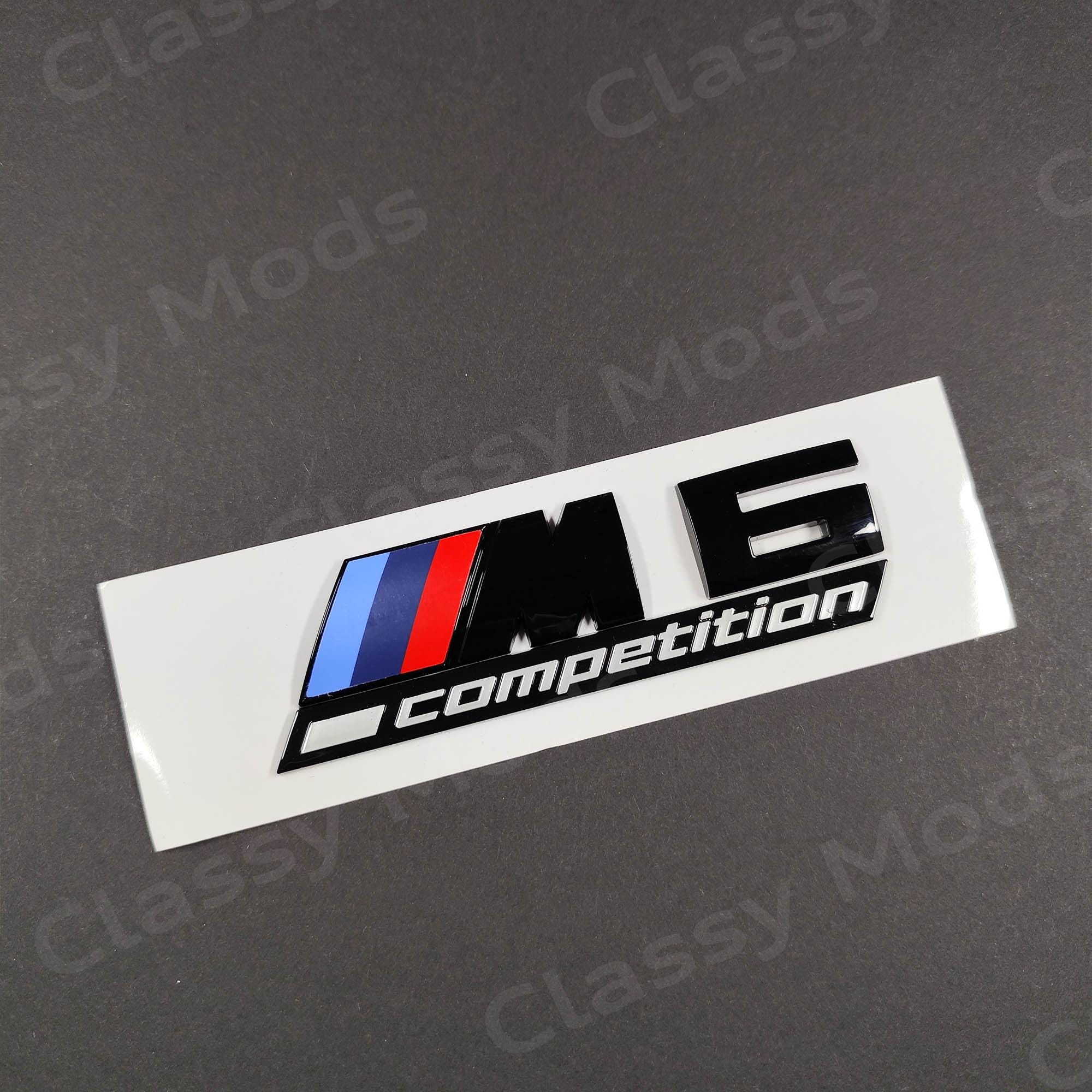 BMW M Competition Gloss Black Badge M2 M3 M4 M5 M6 Rear Trunk Emblem - Etsy