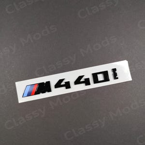 M440i Xdrive Gloss Black Badges for BMW Emblem Set M Power - Etsy