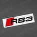 Audi RS3 Gloss Black Rear Emblem Badge Lettering - Etsy