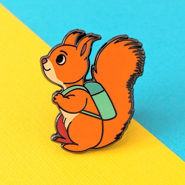 Squirrel Brooch - Etsy