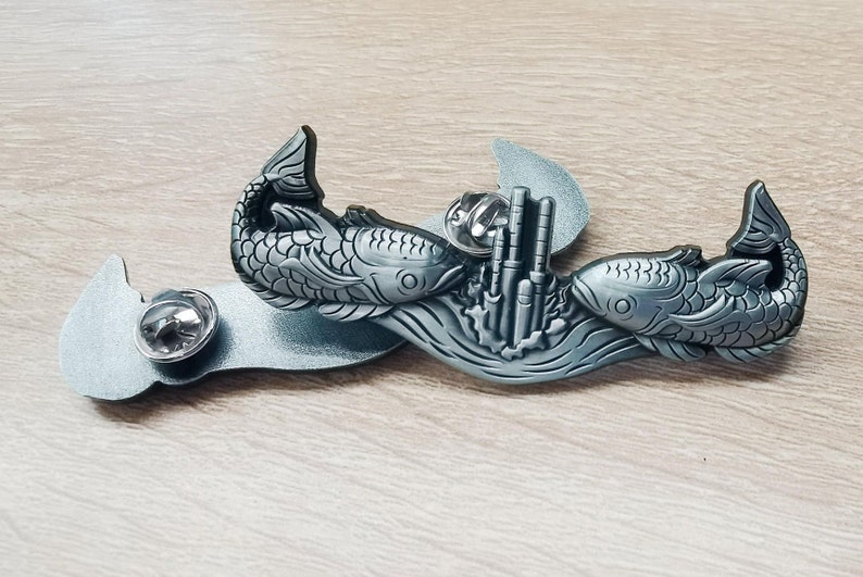 Submarine Warfare Pin (direct Support Element Varient) - Etsy