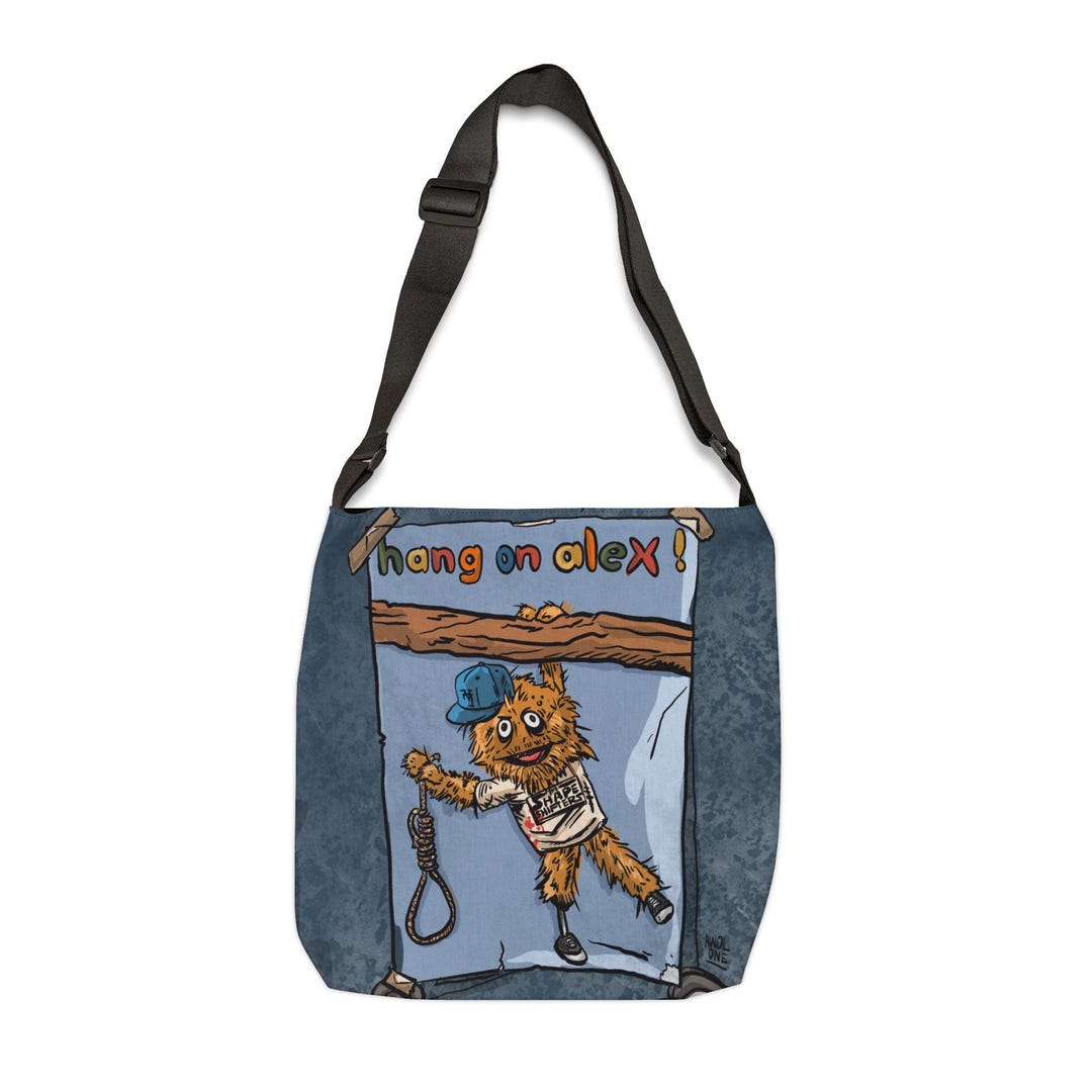 Hang on Alex Official 2mex Adjustable Tote Bag (AOP) - Etsy