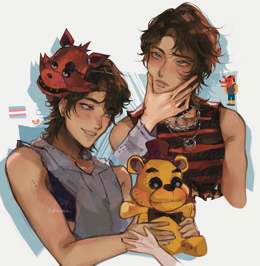 Teen Michael Afton FNAF ART PRINT - Etsy