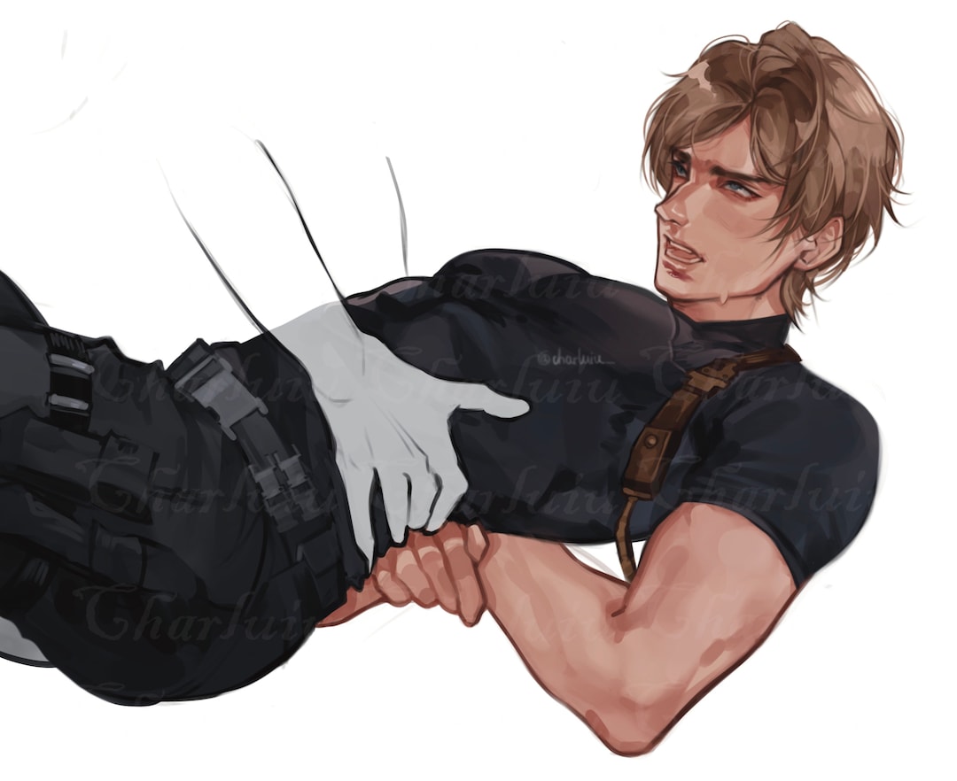 Leon Kennedy RE4 ART PRINT - Etsy