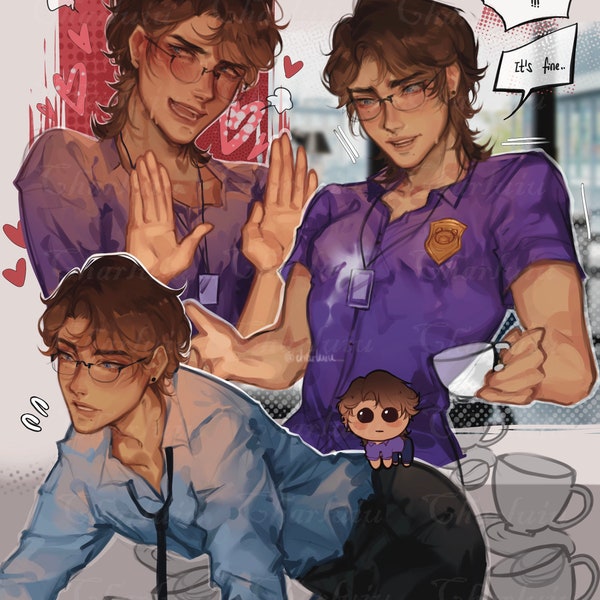 Michael Afton Plush - Etsy