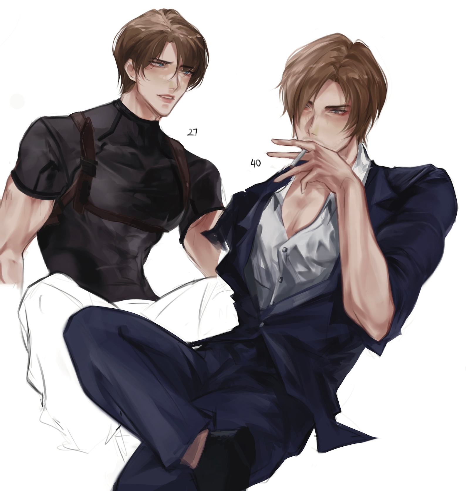 Leon Kennedy Resident Evil ART PRINT - Etsy