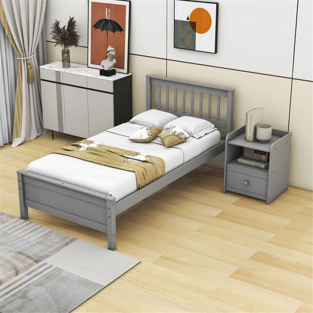 Bed Light Luxury Modern High-end Comfort - Etsy