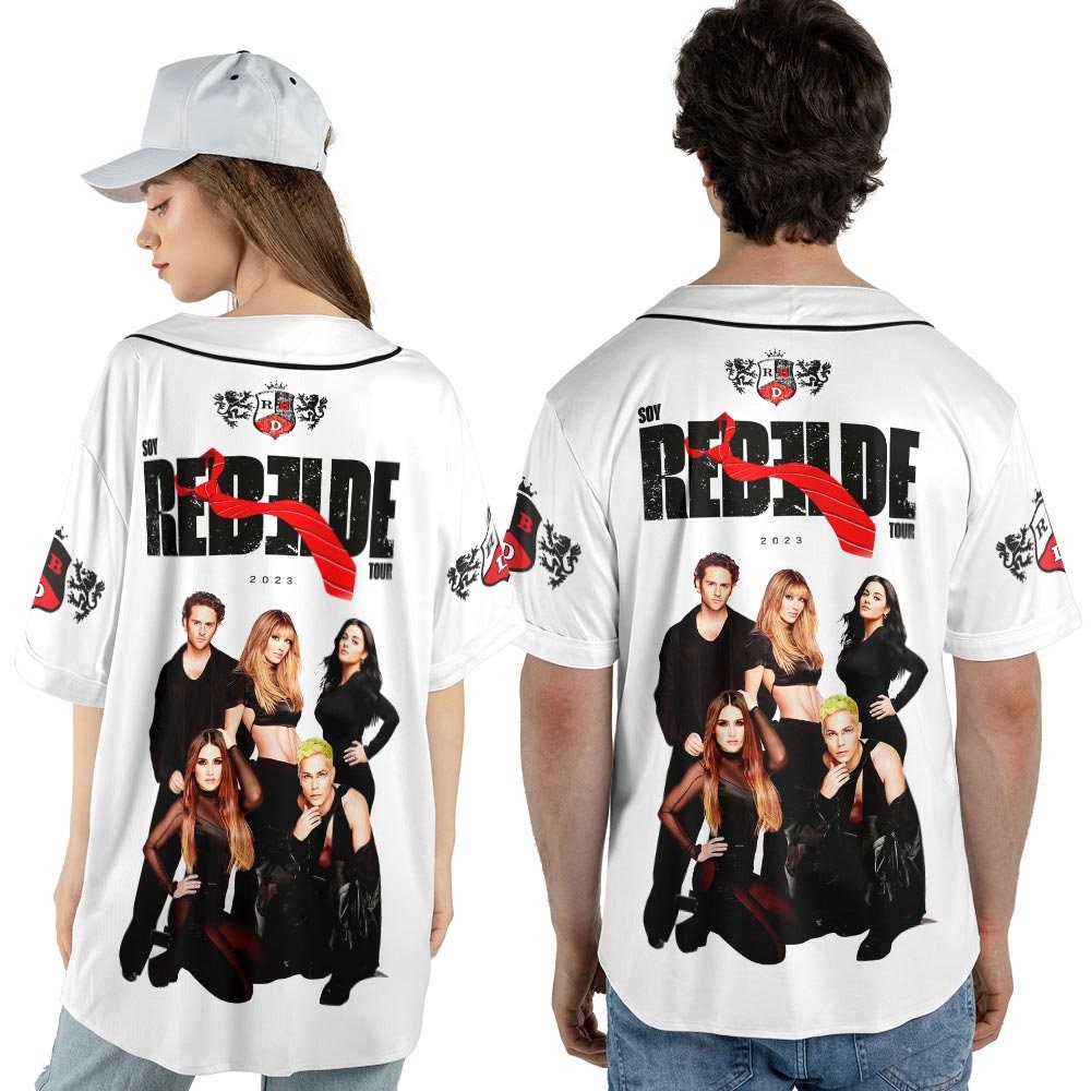 Custom Name Rebelde Music Baseball Jersey, RBD World Tour 2023 sold by ...