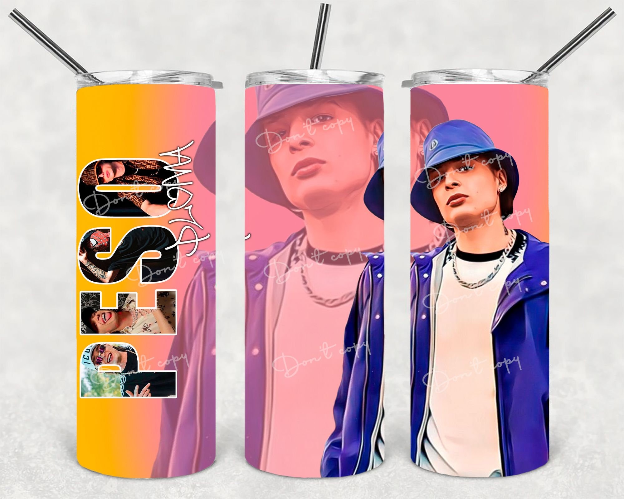 Peso Pluma Seamless Sublimation Designs PNG L Skinny Tumbler 20 Oz L 30 ...