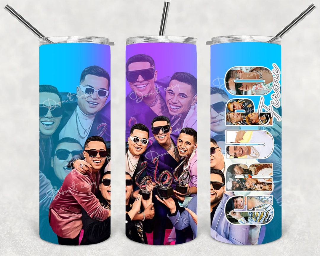 Grupo Firme Eduin Caz Sublimation Designs PNG L Skinny Tumbler 20 Oz L ...