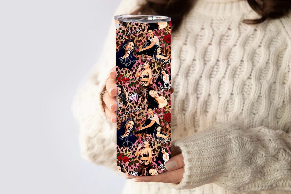 Selena Quintanilla Tumbler Wrap Seamless Sublimation Designs PNG 20oz L ...
