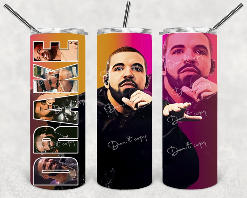 Drake Tumbler Wrap 20 Oz PNG Seamless Sublimation Designs PNG 20oz L 30 ...