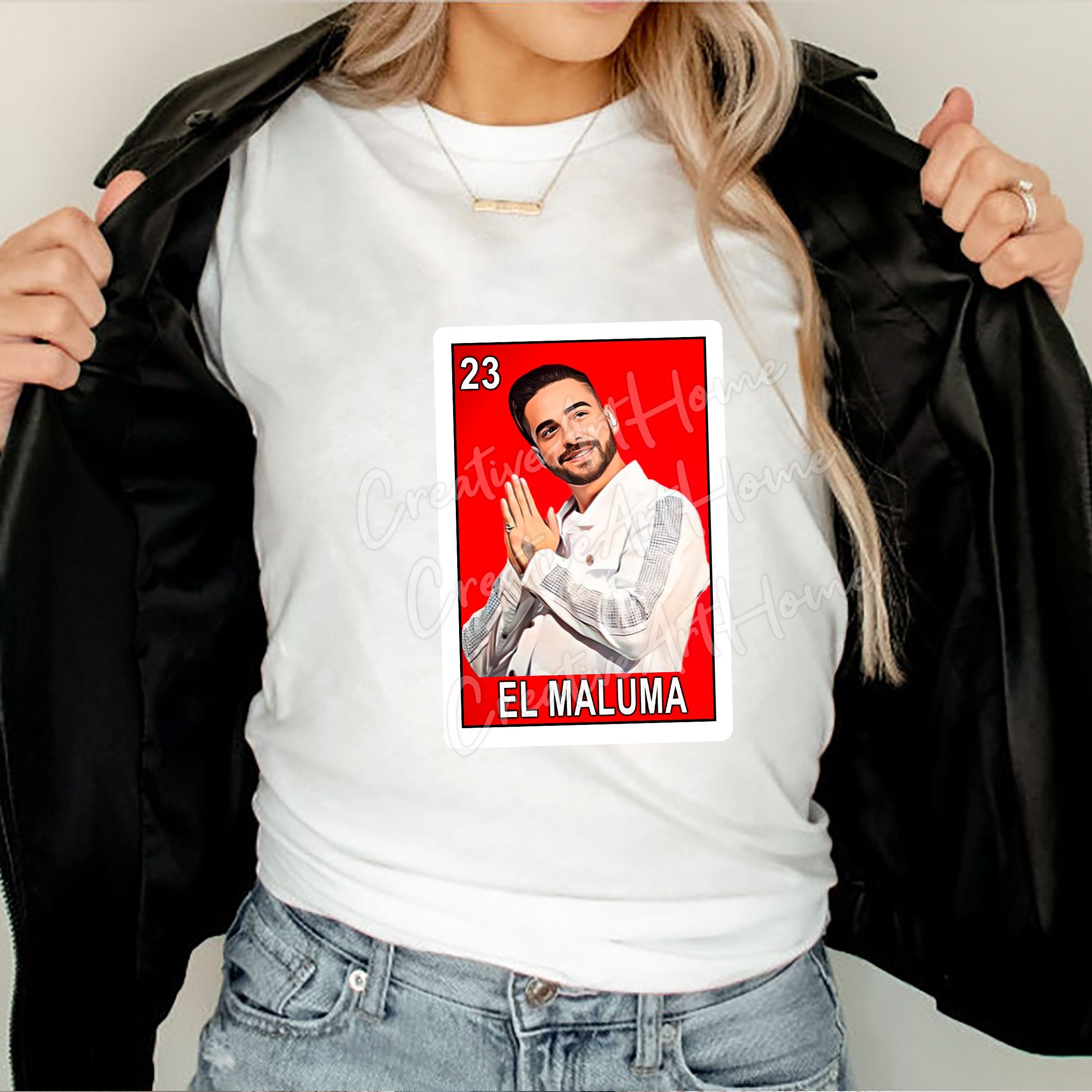 Maluma PNG, Loteria Card PNG Digital Download File, Sublimation - Etsy