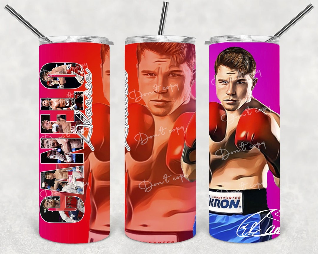 Canelo Alvarez Tumbler PNG Signature Saul El Canelo Seamless ...