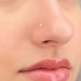 Tiny Nose Stud Sterling Silver CZ Nose Stud Mini Micro Nose Stud 1.5mm Diamond Nose Piercing 22g ...