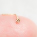Tiny Nose Stud Sterling Silver CZ Nose Stud Mini Micro Nose Stud 1.5mm Diamond Nose Piercing 22g ...